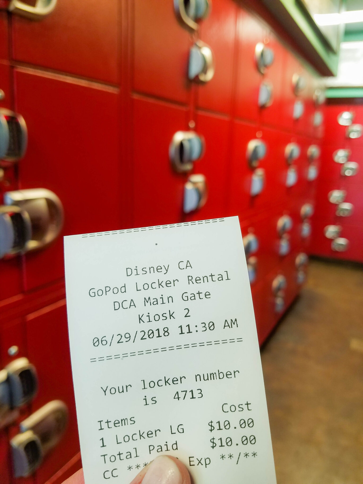 Lockers at Disneyland: From free options to ones that can fit your suitcase
